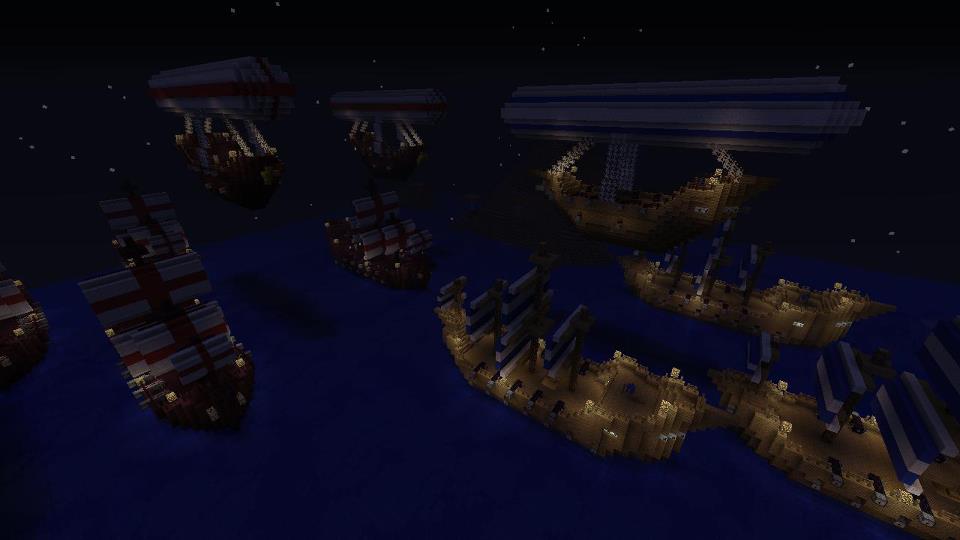 Ship Battle Minecraft Map