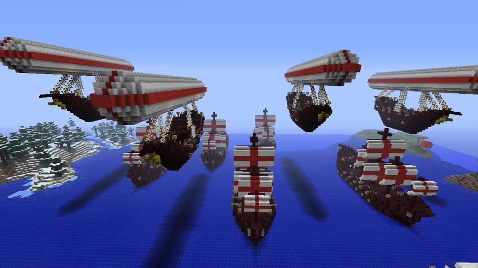 Ship Battle Minecraft Map