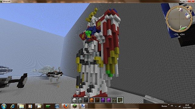 Gundam Wing Zero Minecraft Map