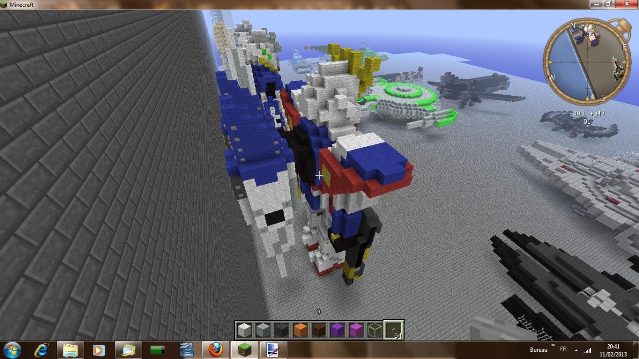 Gundam Wing Zero Minecraft Map