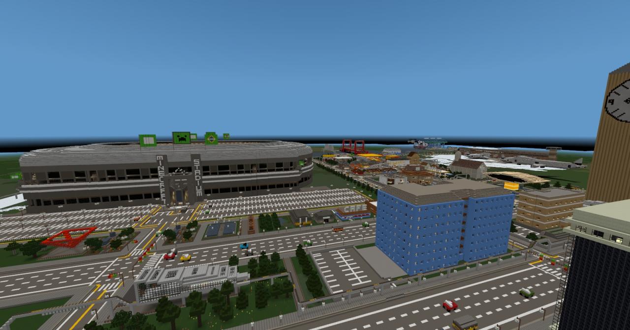 Minecraft Stadium Minecraft Map