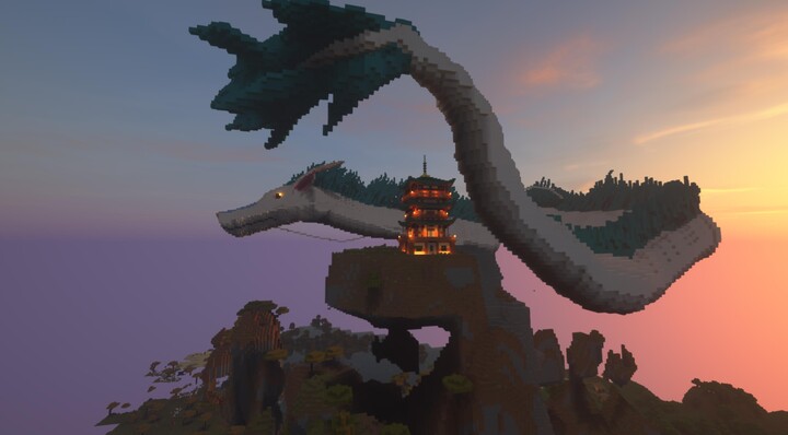 Haku from Spirited away Minecraft Map