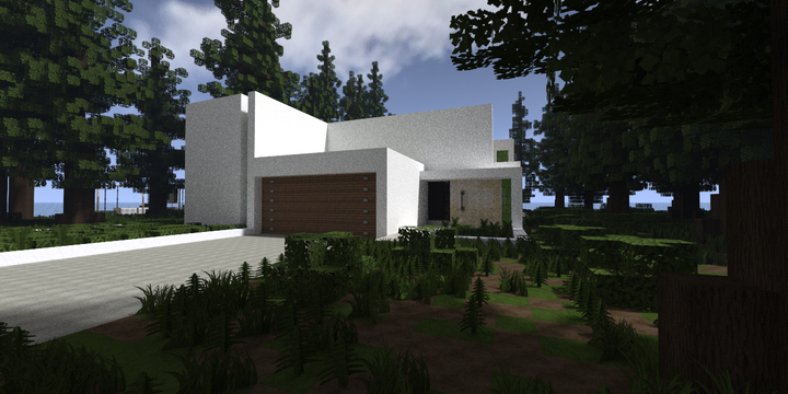 Slate | Riverside Contemporary House | Dalewood Minecraft Map