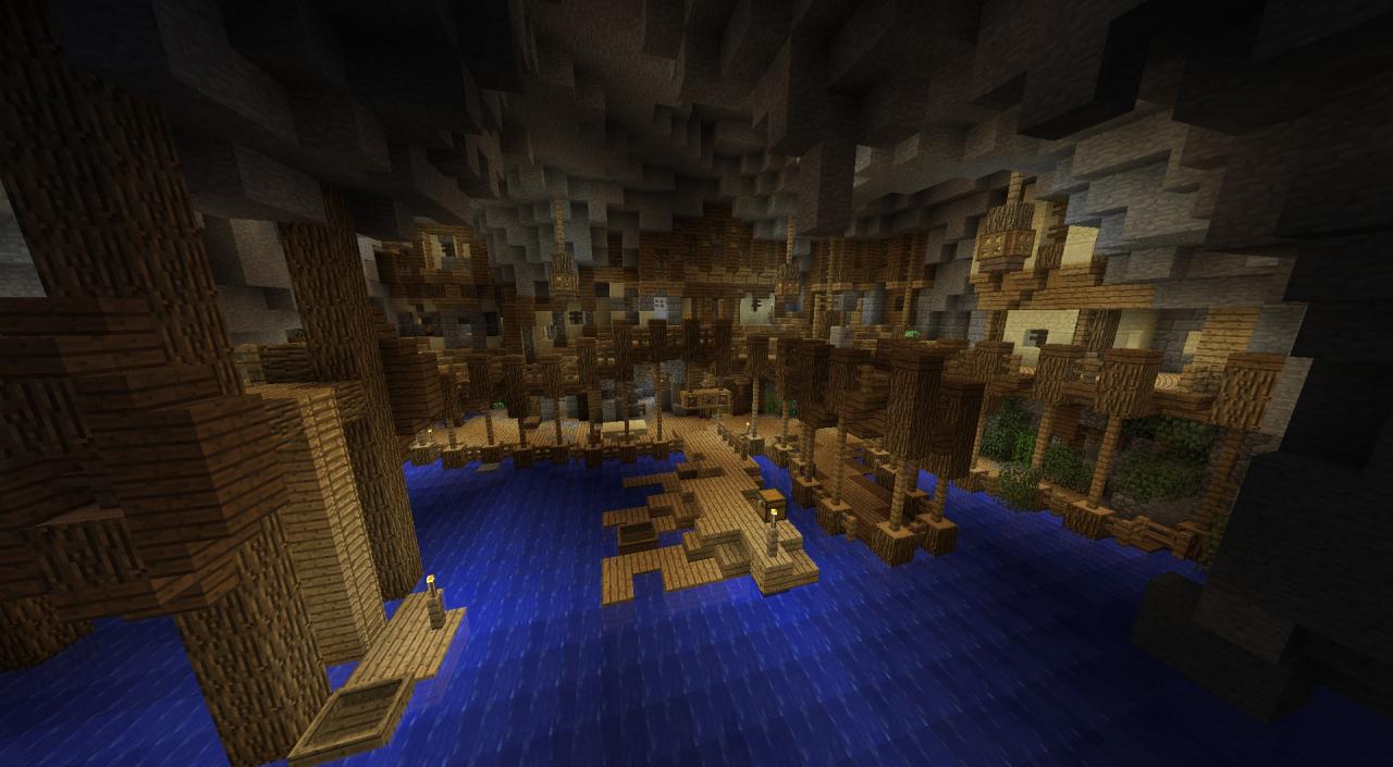 The Bandit Camp - Caverns of Mystery: Room one Minecraft Map
