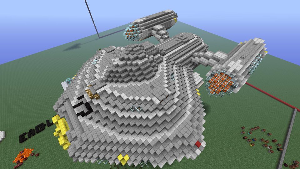(XBOX 360) Star Trek N.X. Class Prototype Minecraft Map