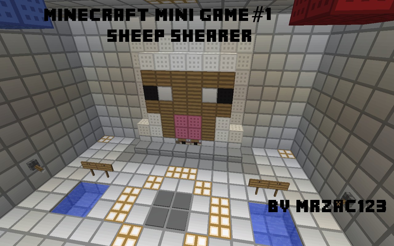 Minecraft Mini-Game: Sheep Shearer Minecraft Map