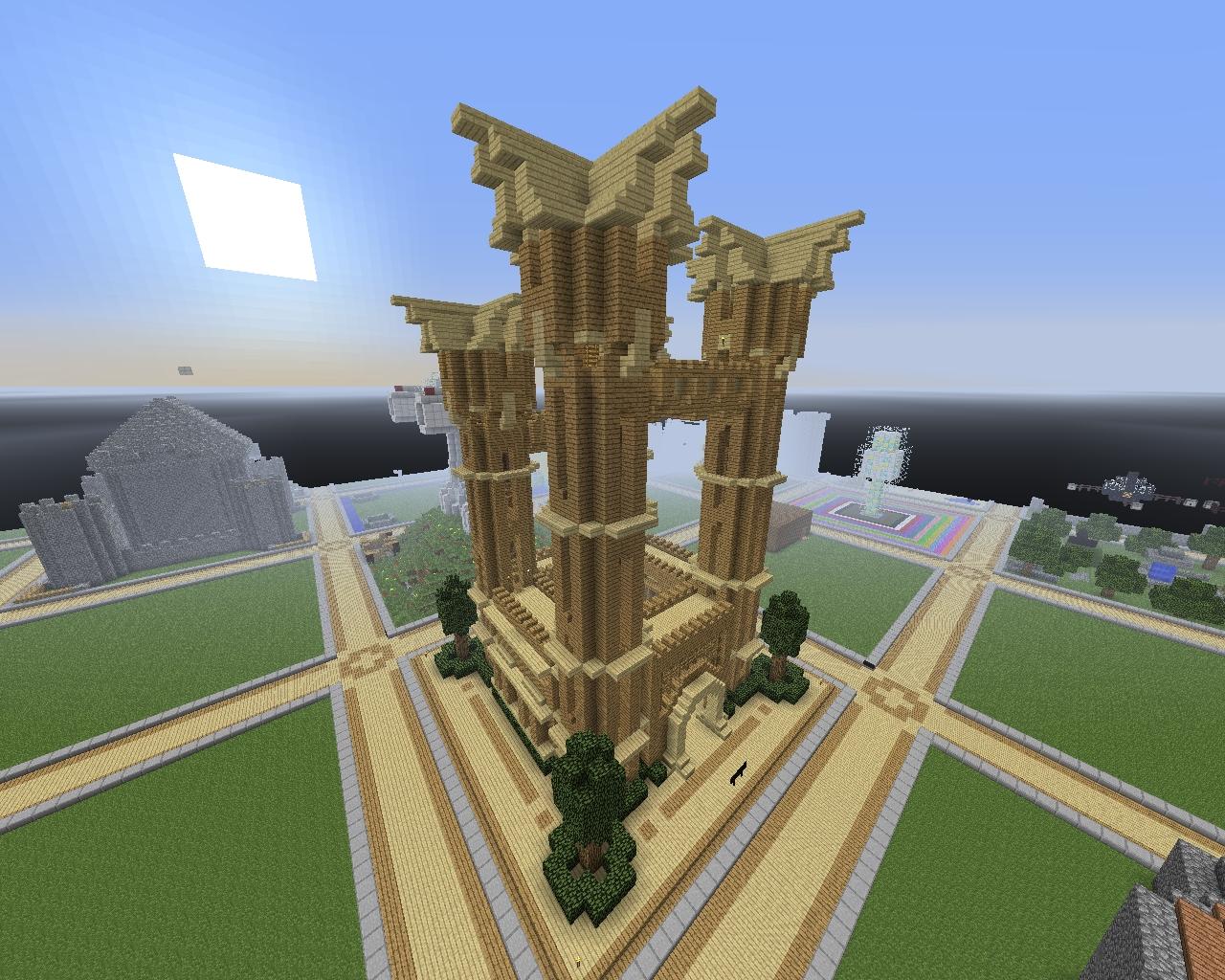 Wooden Castle Minecraft Map
