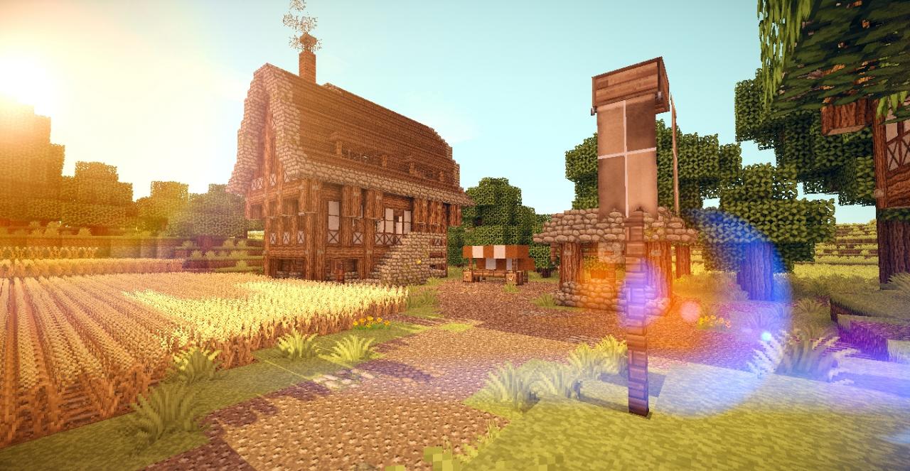 Onar's farm/Medieval farm Minecraft Map