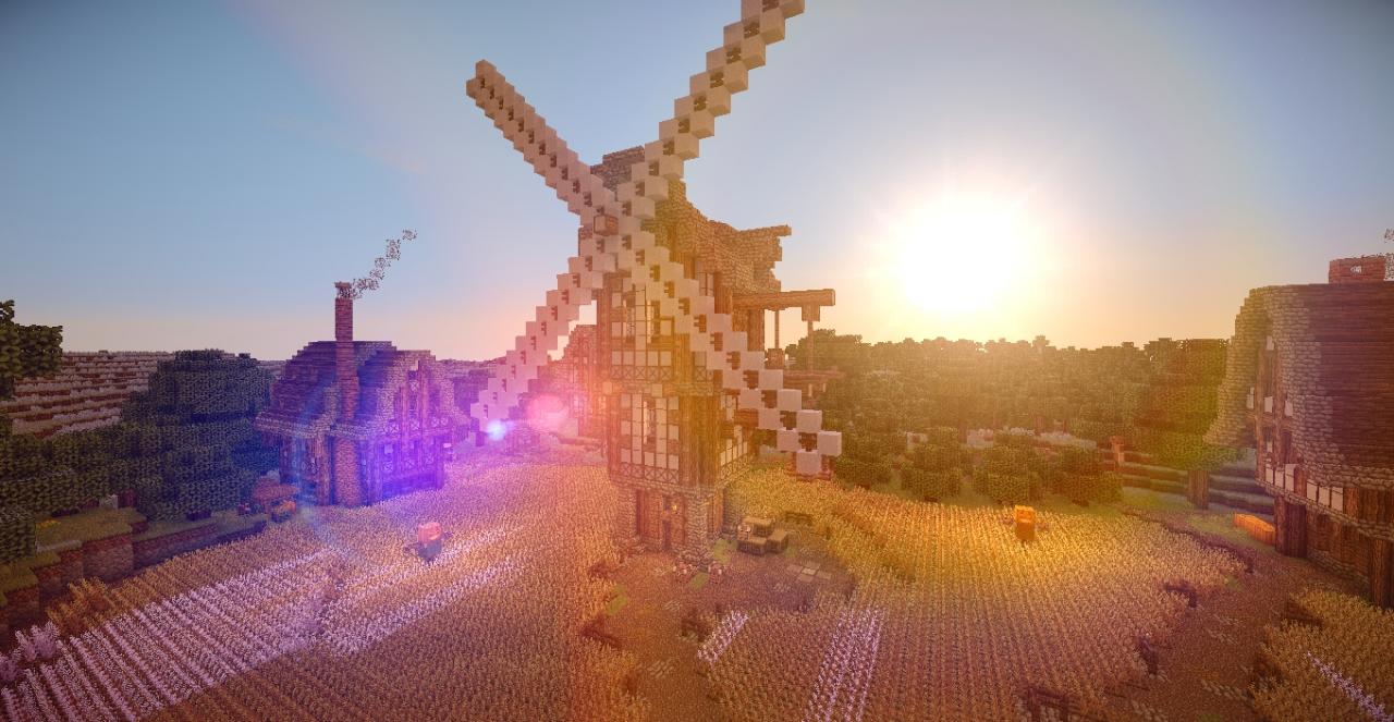 Onar's farm/Medieval farm Minecraft Map