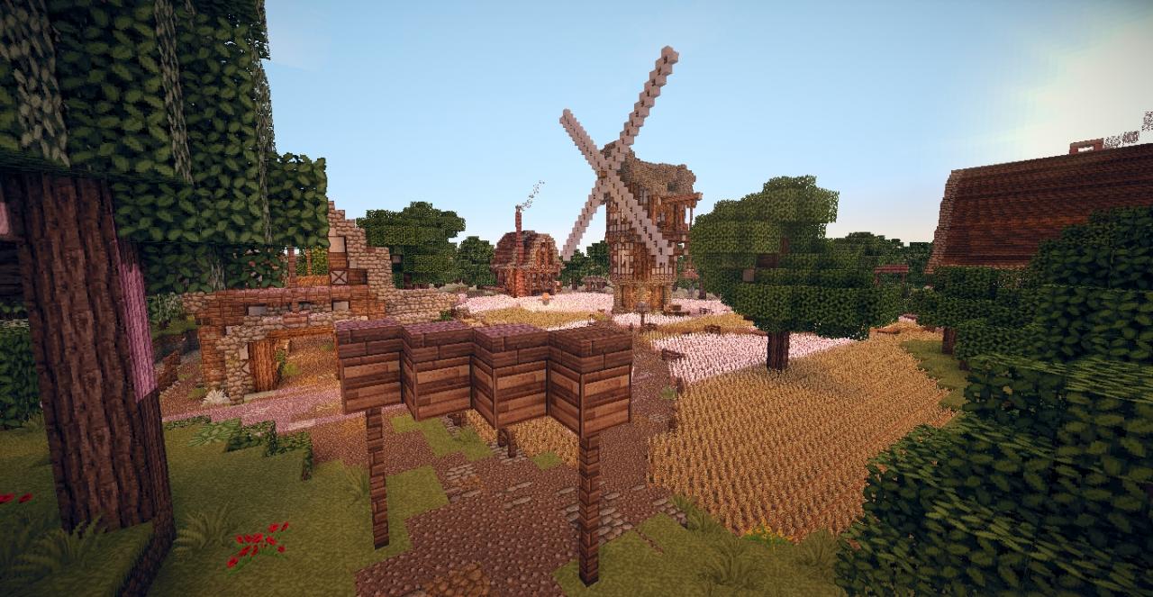 Onar's farm/Medieval farm Minecraft Map