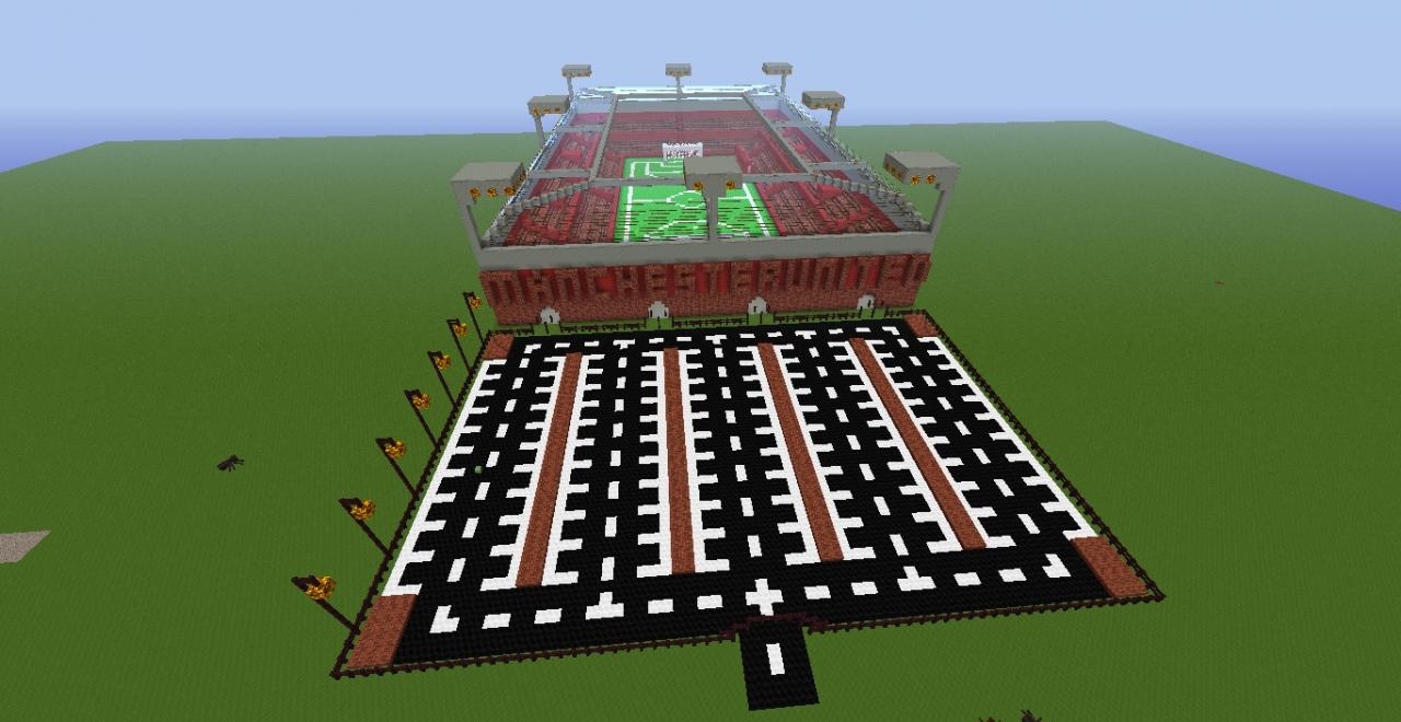 Manchester United football stadium Minecraft Map