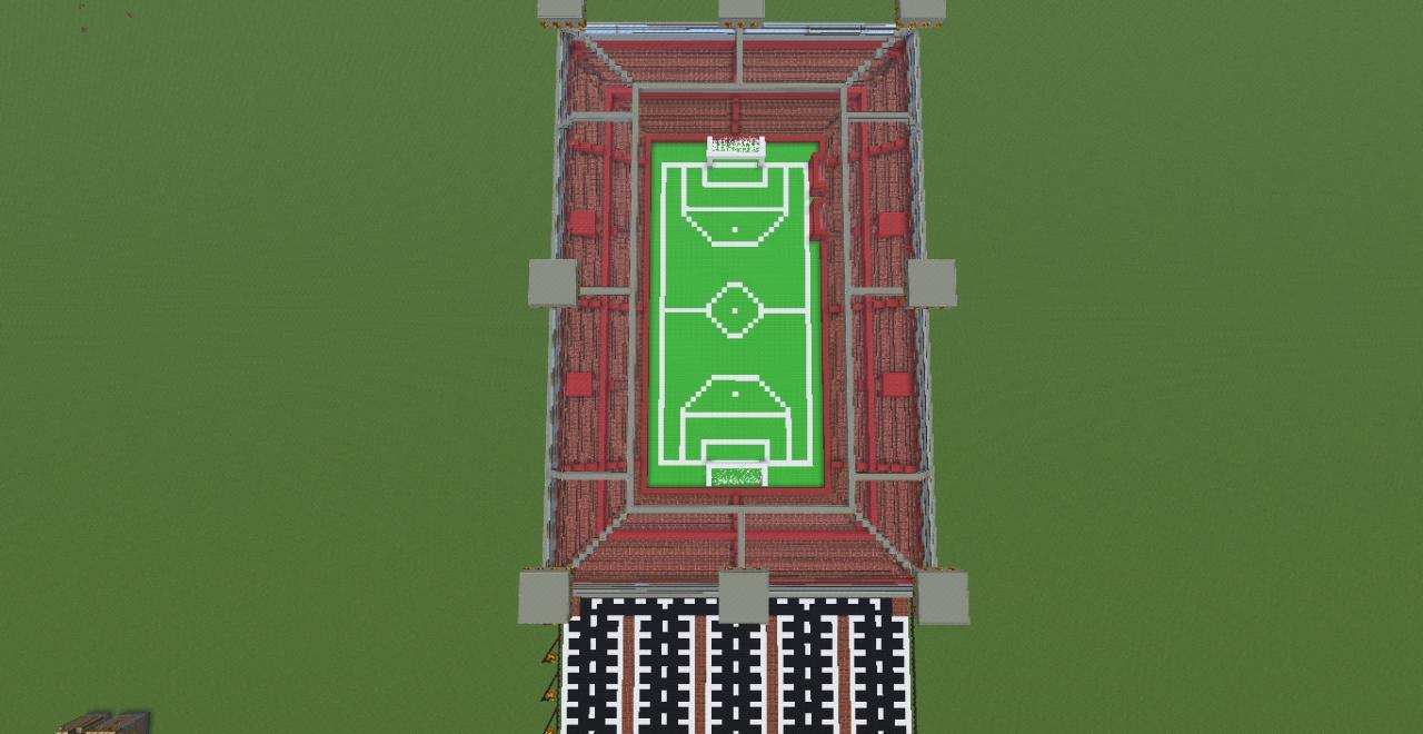 Manchester United football stadium Minecraft Map