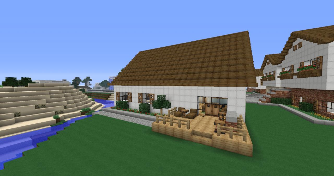 Cape Cod House - Furnished Minecraft Map