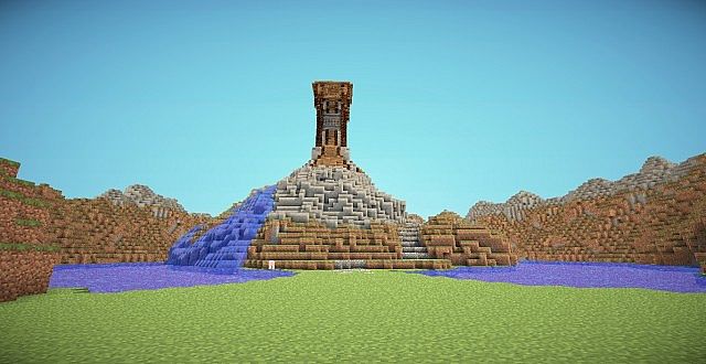 Mountain Side Tower Minecraft Map