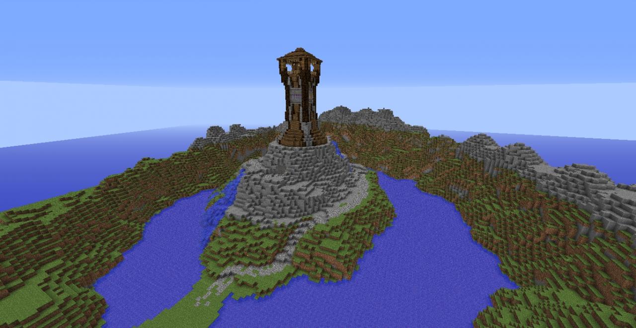 Mountain Side Tower Minecraft Map