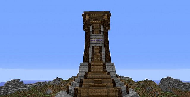 Mountain Side Tower Minecraft Map