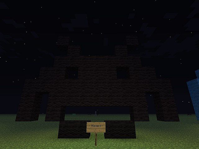 Space Invaders - Pixel Art Minecraft Map