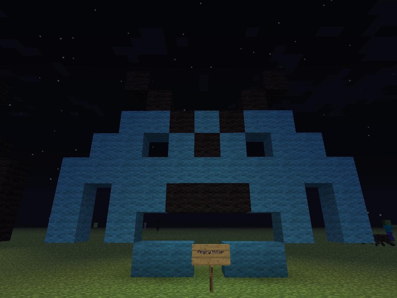 Space Invaders - Pixel Art Minecraft Map