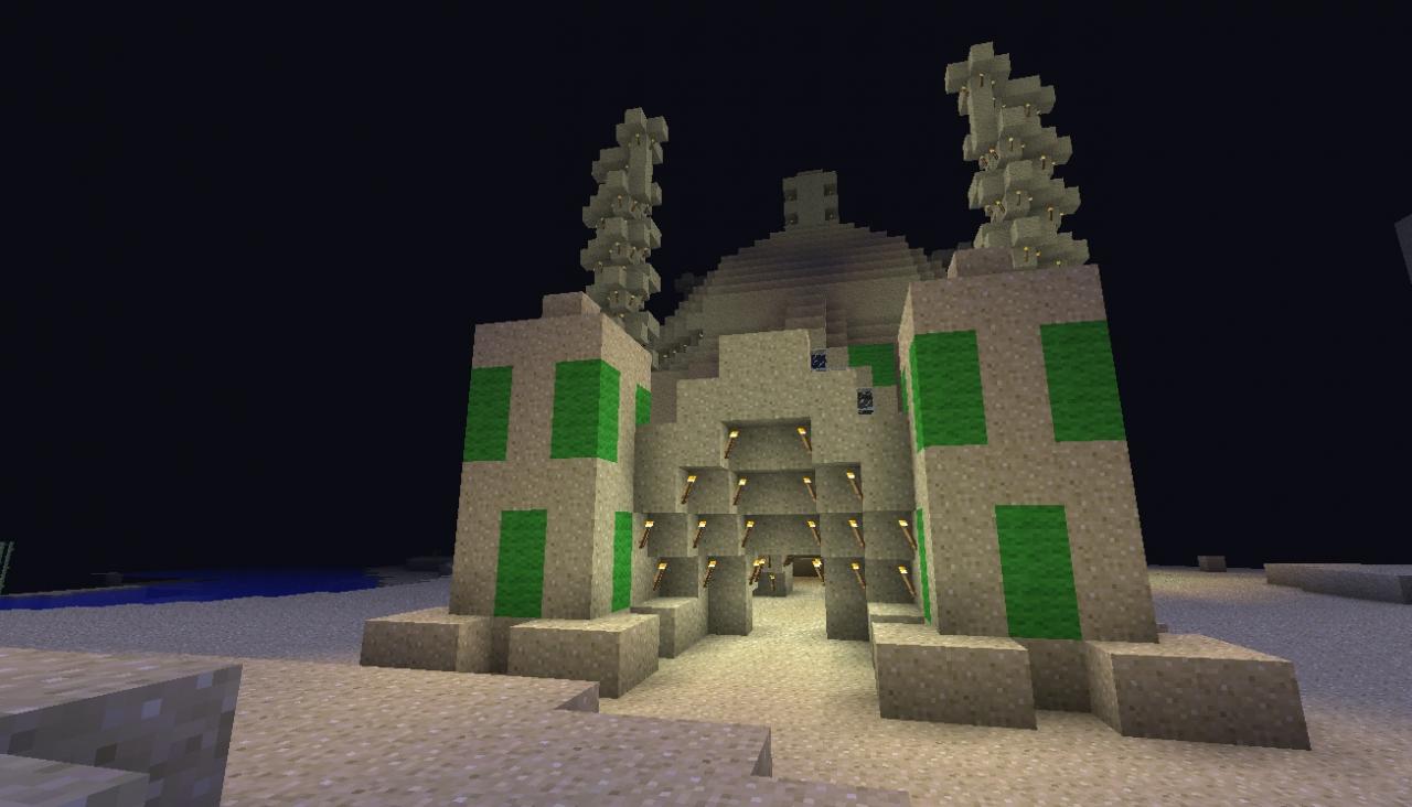 Sand Temple Minecraft Map