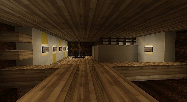 Modern Grain - A Modern Log Cabin Minecraft Map