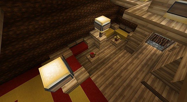Modern Grain - A Modern Log Cabin Minecraft Map