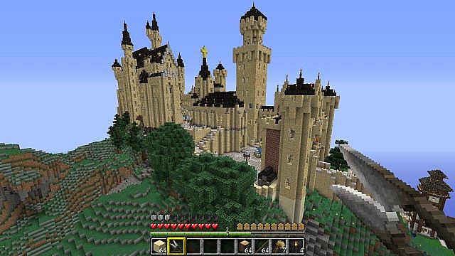 Neuschwanstein castle Minecraft Project
