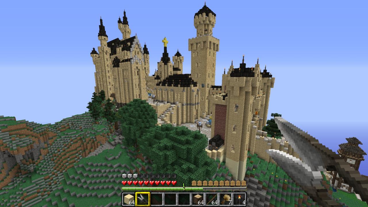 Neuschwanstein castle Minecraft Map