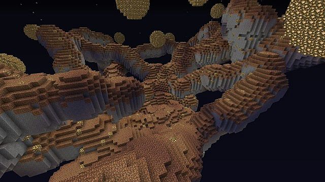 asteroid thing Minecraft Map
