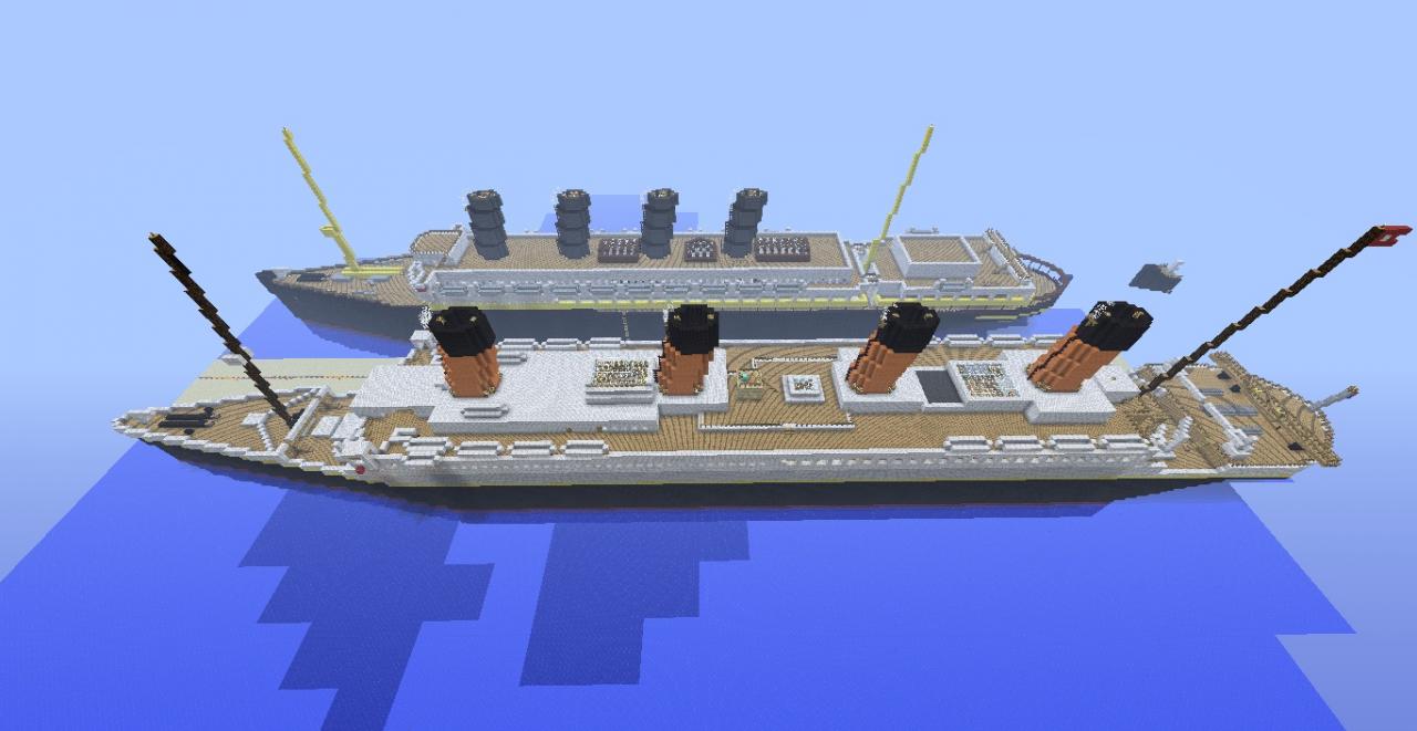 Map of My Ocean Liners Minecraft Map