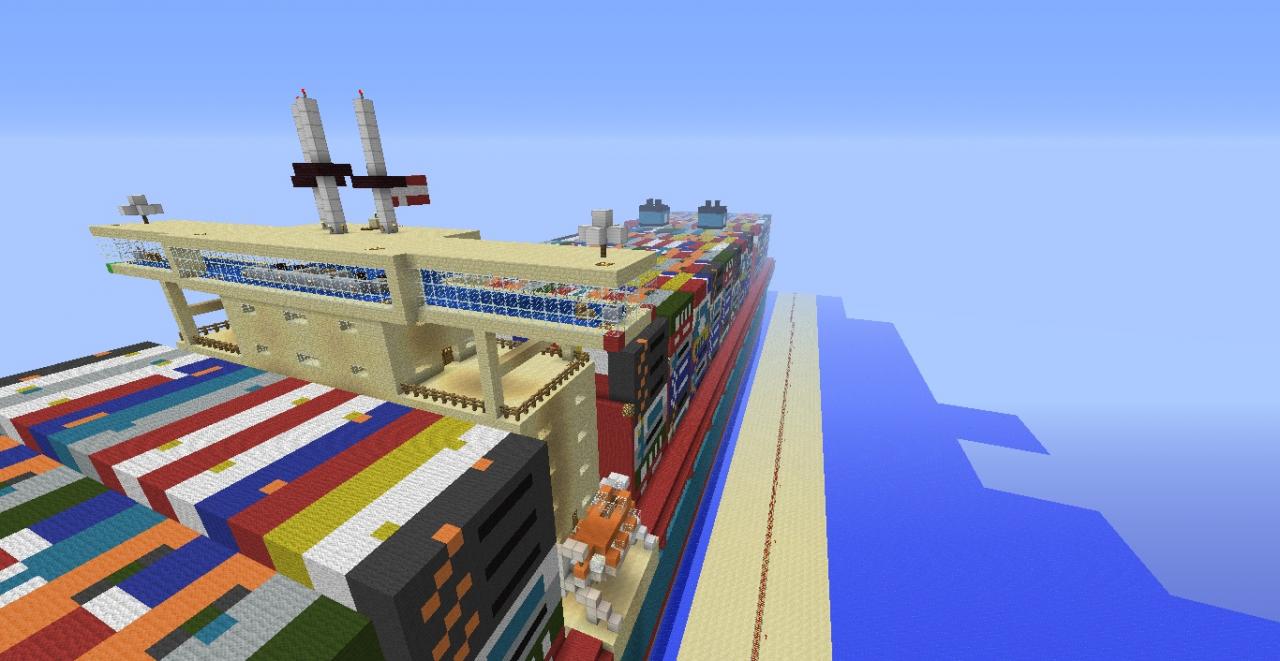 Map of My Ocean Liners Minecraft Map