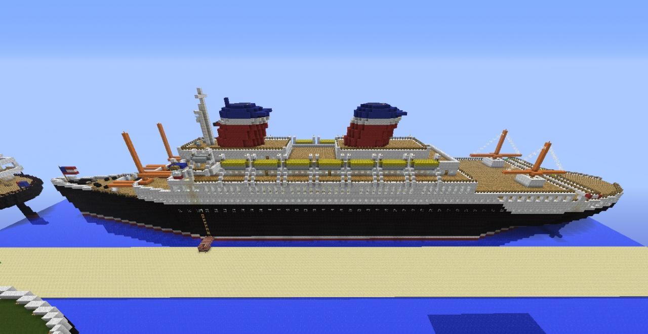 Map of My Ocean Liners Minecraft Map