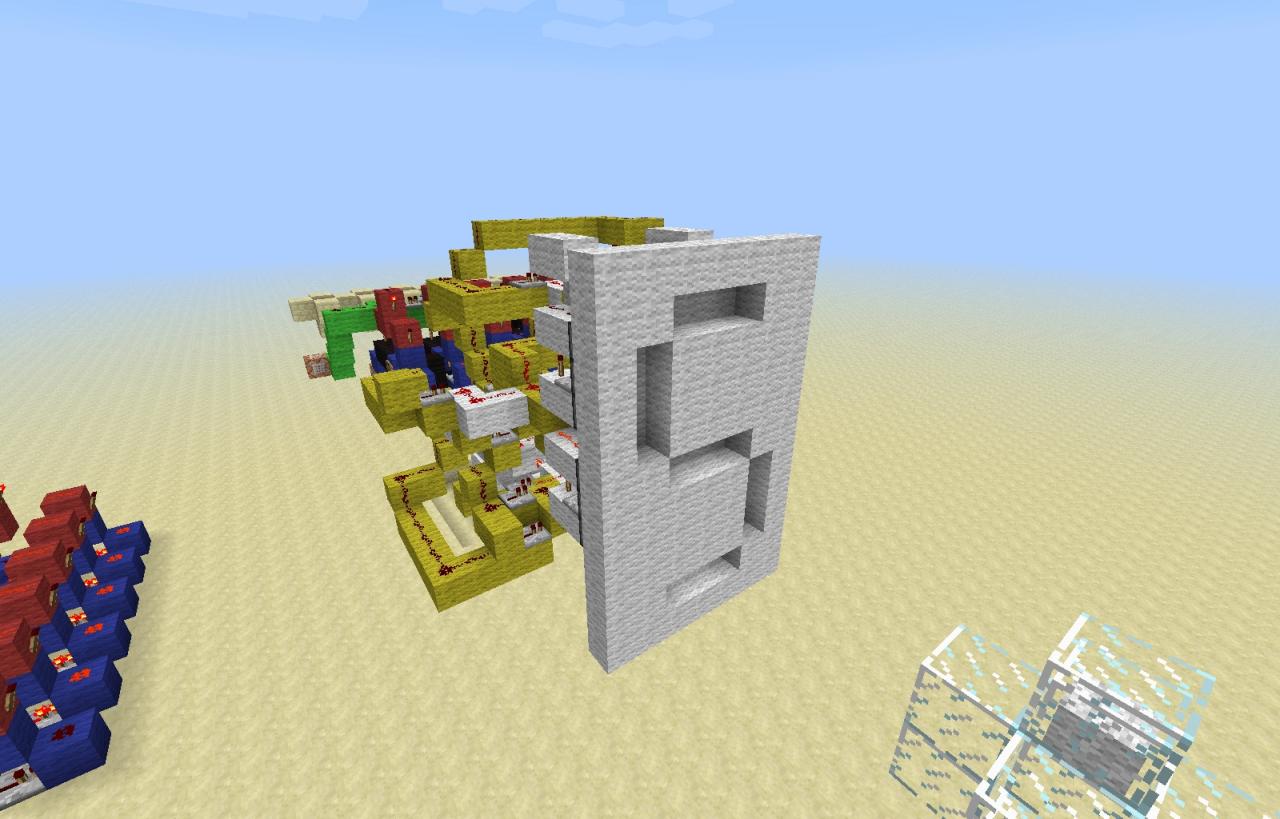 One of a Kind RS N-OR Latch ARRAY Sequential Life Counter Minecraft Map