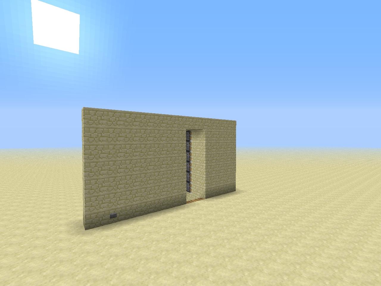 [Compact] Flush 6x2 Piston Door! Minecraft Map