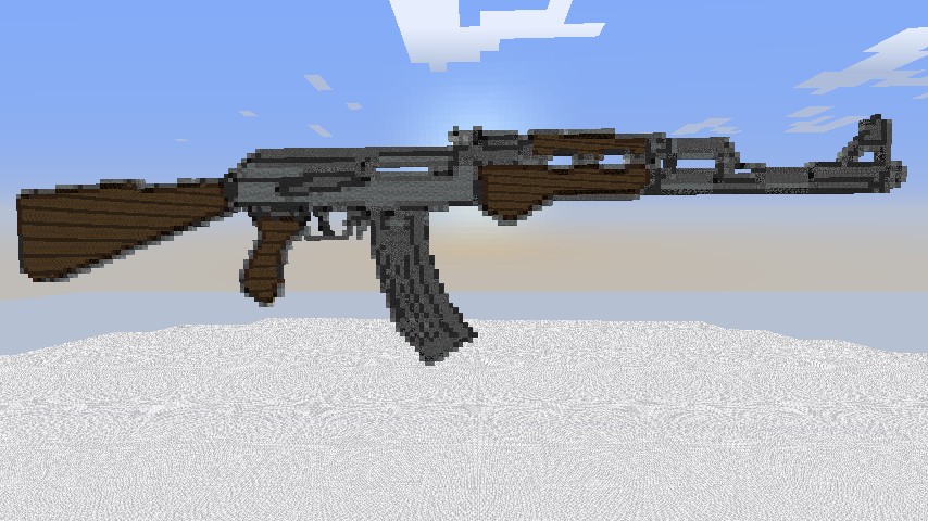 Guns and Equipment for Animations Minecraft Map