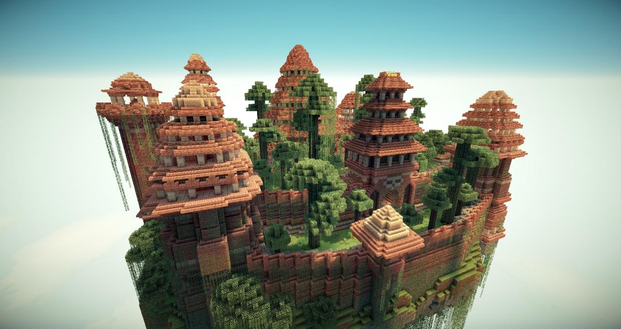 Castle mushroom Minecraft Map