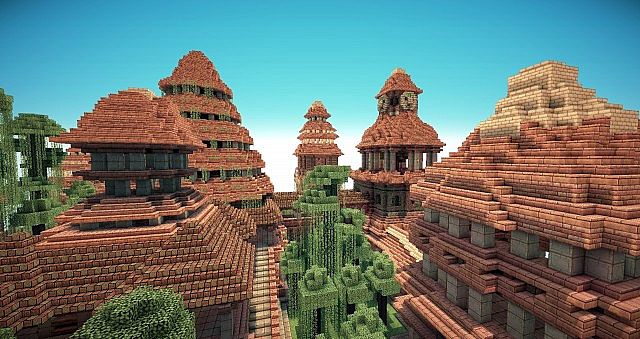 Castle mushroom Minecraft Map