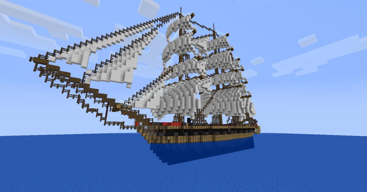 USS Constitution 1797-1810 Minecraft Map