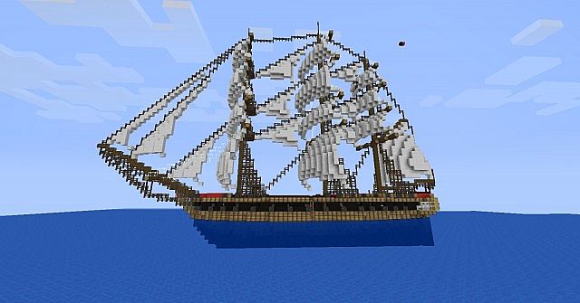USS Constitution 1797-1810 Minecraft Map