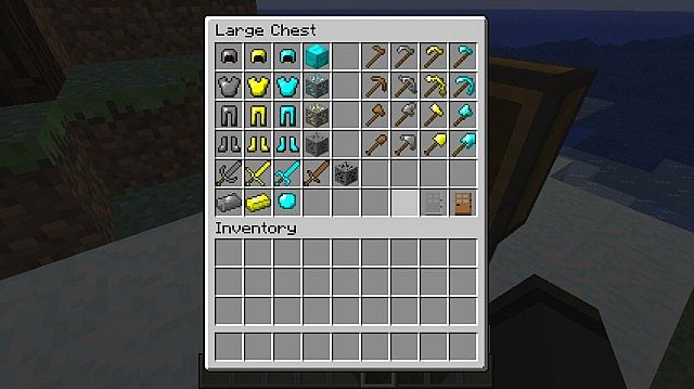 Simple Bright, Shaded Items. Minecraft Texture Pack