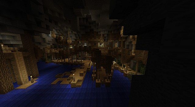 The Bandit Camp - Caverns of Mystery: Room one Minecraft Map