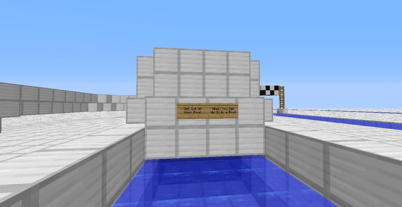 Boat Race Minecraft Map