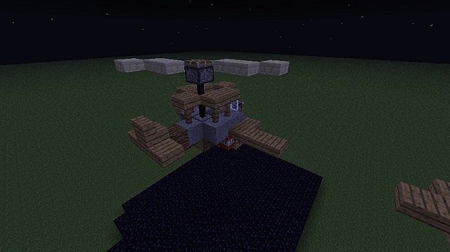 small airship helicopter (download) Minecraft Map