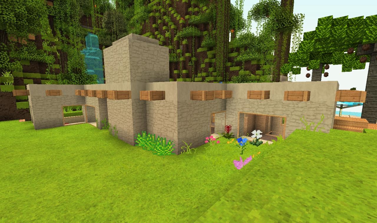 Beachfront Tropical Hacienda [1.8] Minecraft Map