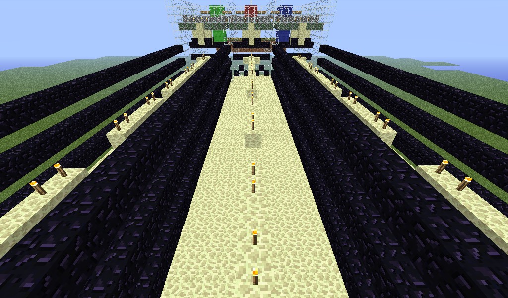 The run Minecraft Map
