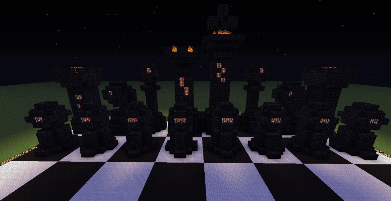 Giant Chess Set Minecraft Map
