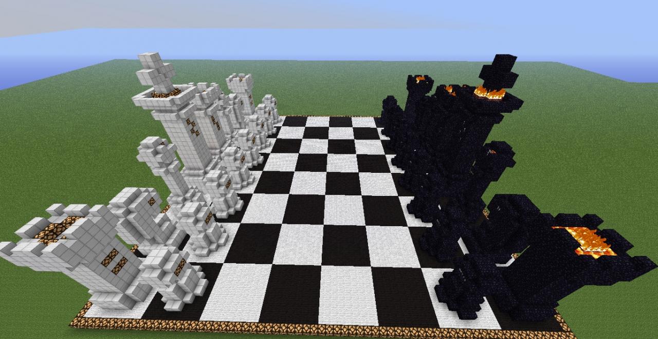 Giant Chess Set Minecraft Map