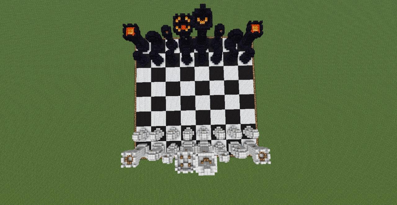 Giant Chess Set Minecraft Map
