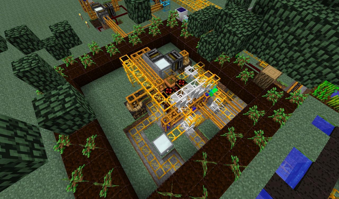 Fully Automatic Dynamite Production Facility Minecraft Map