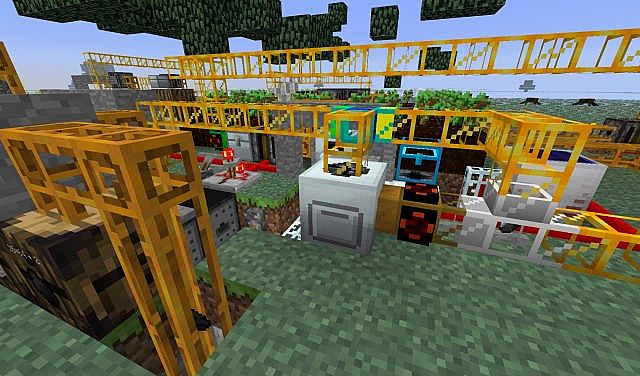 Fully Automatic Dynamite Production Facility Minecraft Map