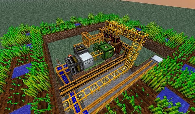 Fully Automatic Dynamite Production Facility Minecraft Map